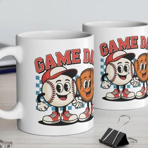 Game Day Coffee Mug, Baseball Coffee Cup, Baseball Fan Coffee Mug ...