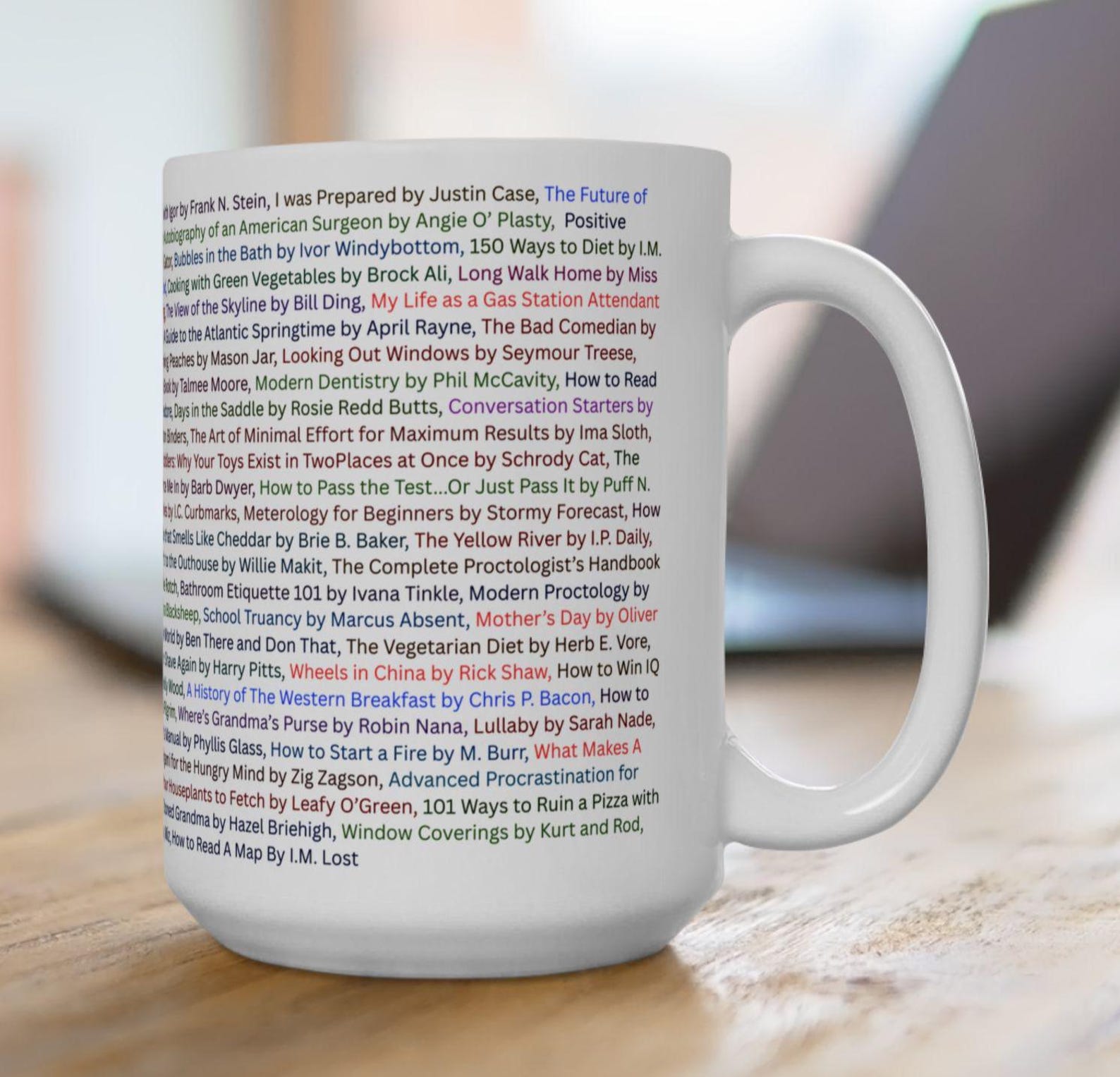 Books Never Written Coffee Mug, Funny Literary Mug, Funny Reading Mug ...