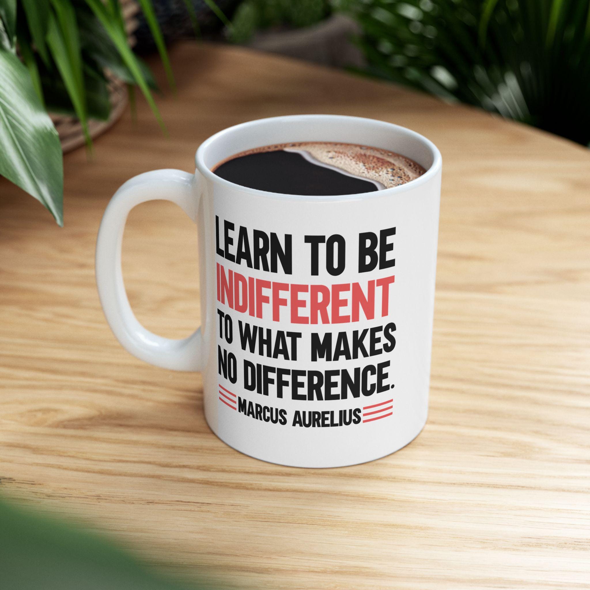 Marcus Aurelius Mug, Stoicism Gift Idea, Greek Philosophy Mug, Stoic ...