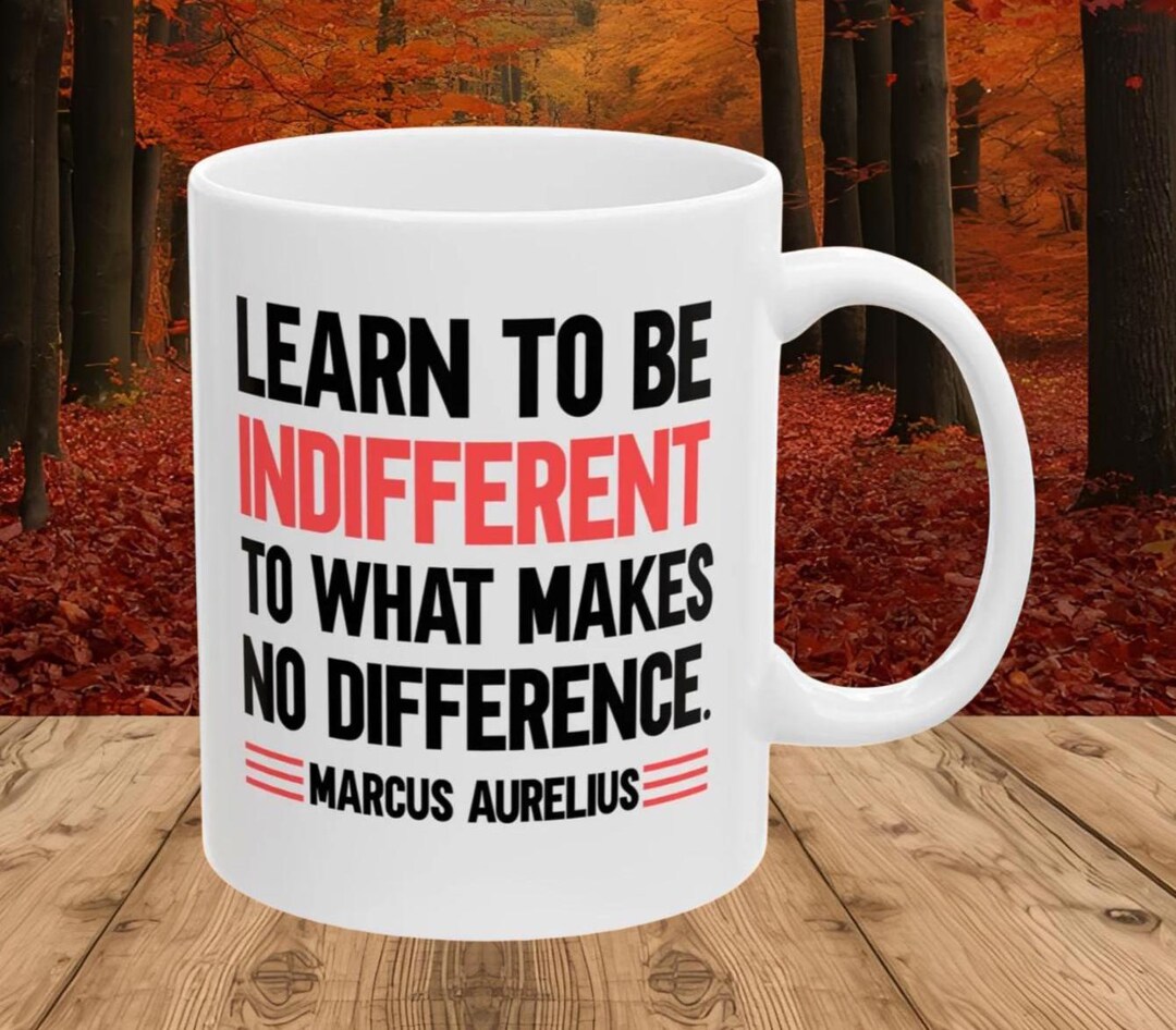 Marcus Aurelius Mug, Stoicism Gift Idea, Greek Philosophy Mug, Stoic ...