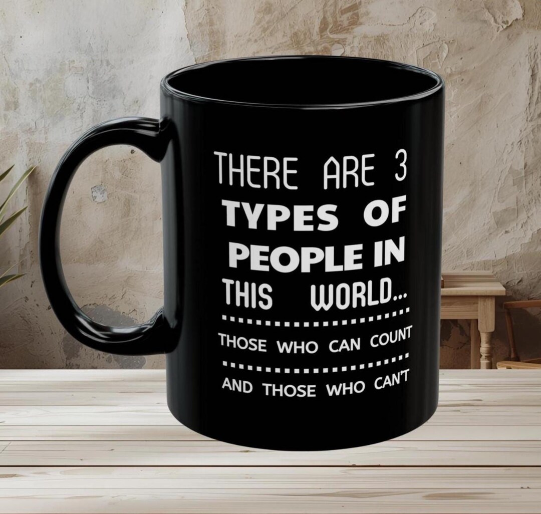 Can't Count Math Mug, Funny Math Coffee Cup, Humorous Math Coffee Mug ...
