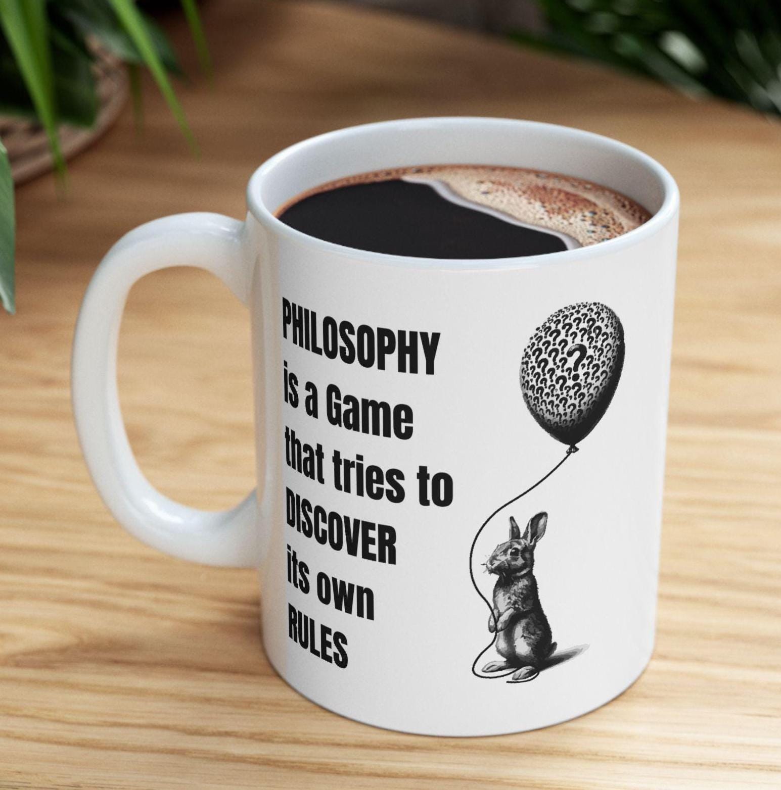 Philosophy is a Game Mug, Philosophy Lover Coffee Cup, Philosophy Gift ...