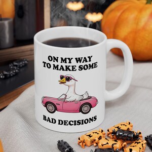 Bad Decisions Coffee Mug, Funny Decisions Mug, Humorous Mug, Offensive ...