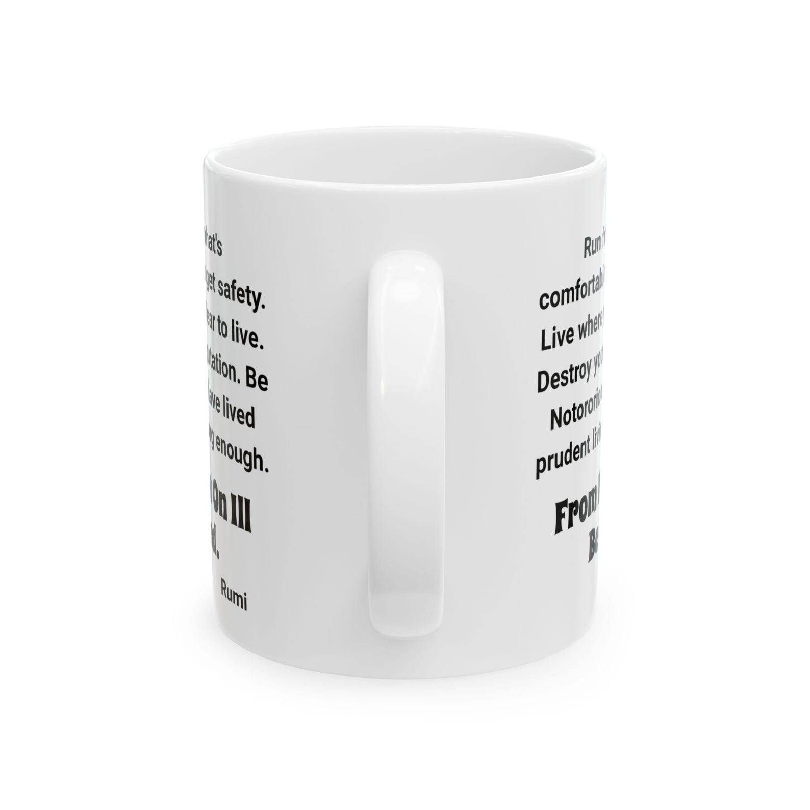 Rumi Quote Coffee Mug, Rumi Poetry, Rumi Philosophy, Rumi Lover Gift ...