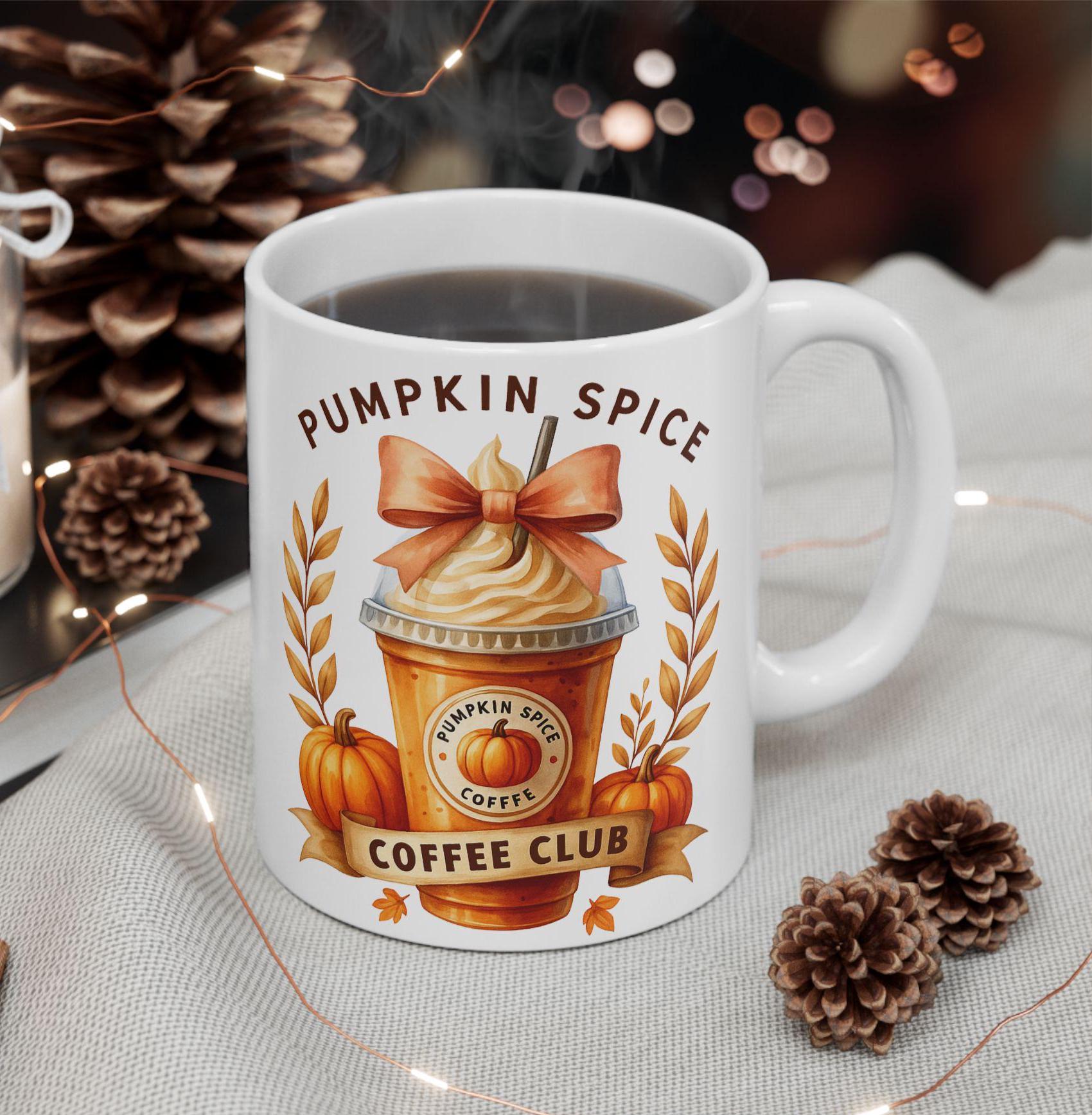 Pumpkin Spice Coffee Mug, Pumpkin Spice Coffee Club, Pumpkin Spice Gift ...