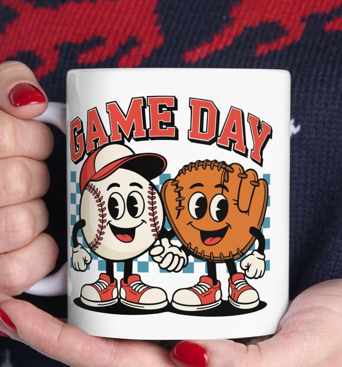 Game Day Coffee Mug, Baseball Coffee Cup, Baseball Fan Coffee Mug ...