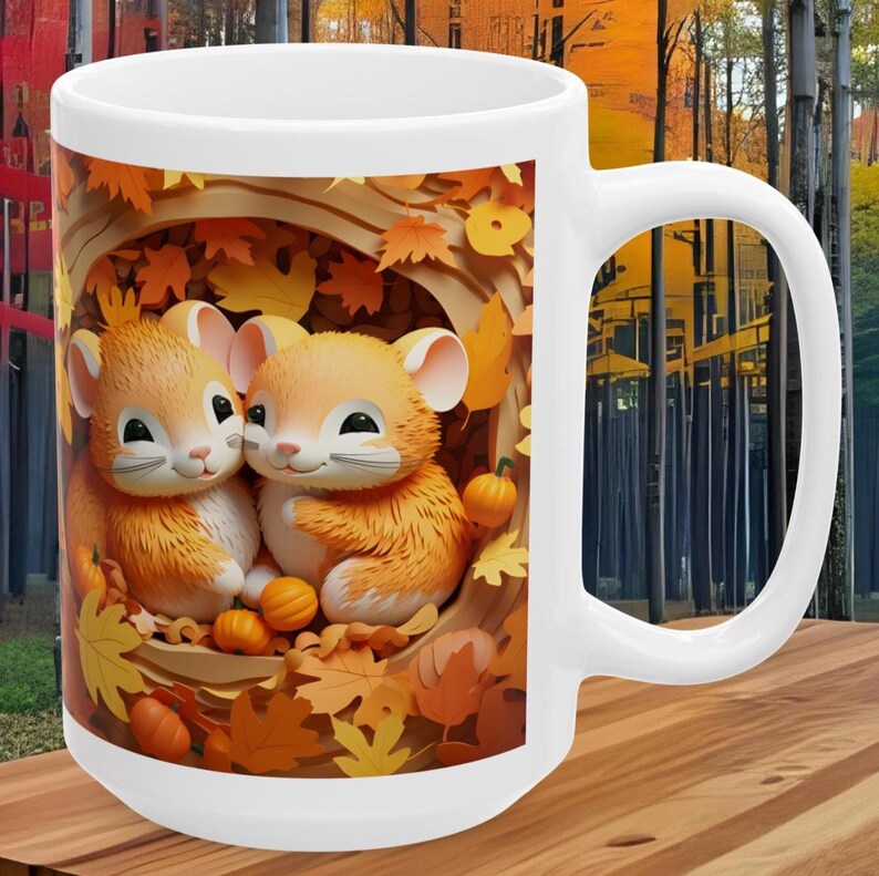 Chipmunks Coffee Mug, Chipmunks Coffee Cup, Chipmunks Lover Coffee Mug ...