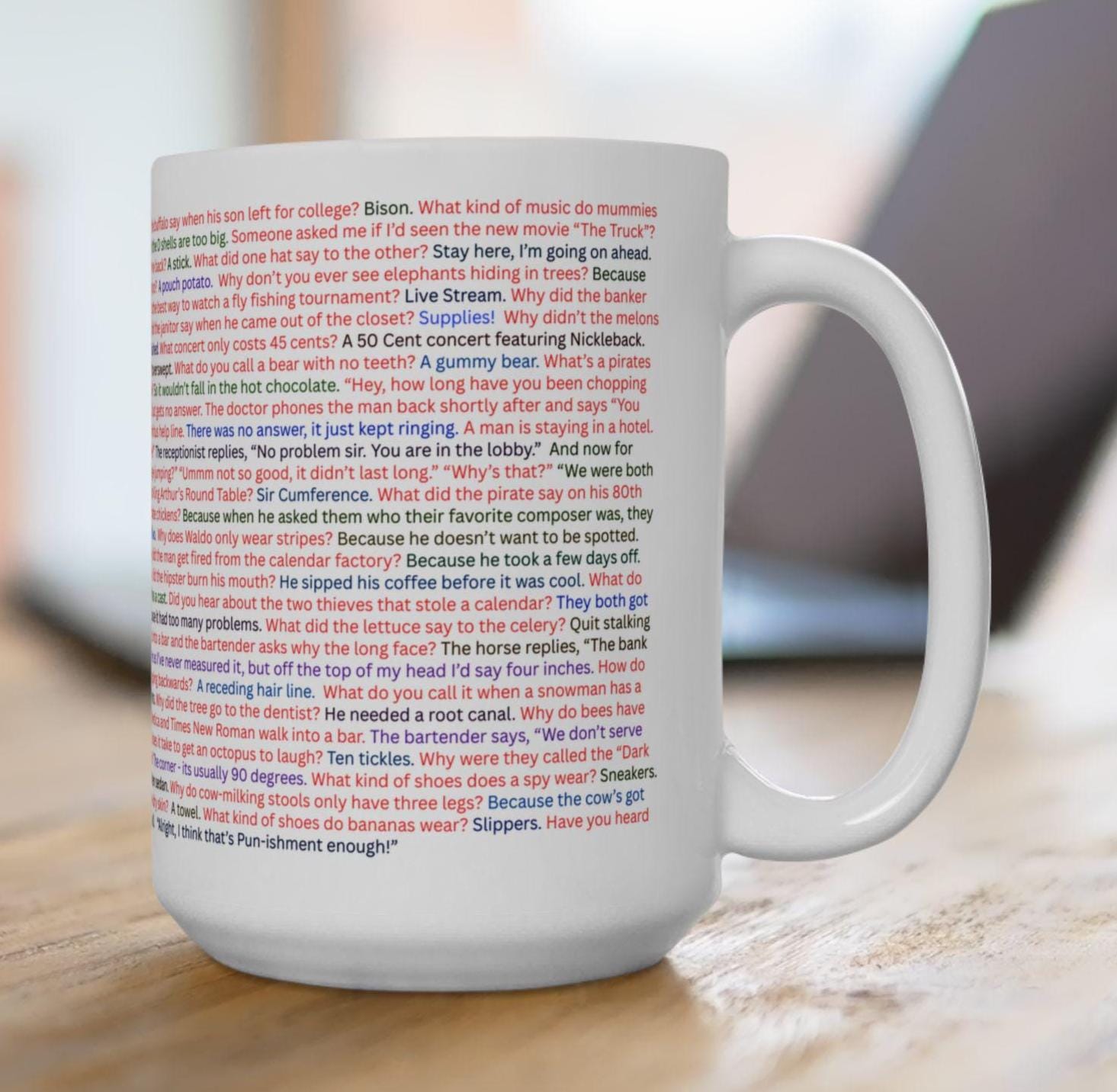 Pun Coffee Mug, Pun Lover Gift, Dad Joke Coffee Mug, Punster Mug, Bad ...