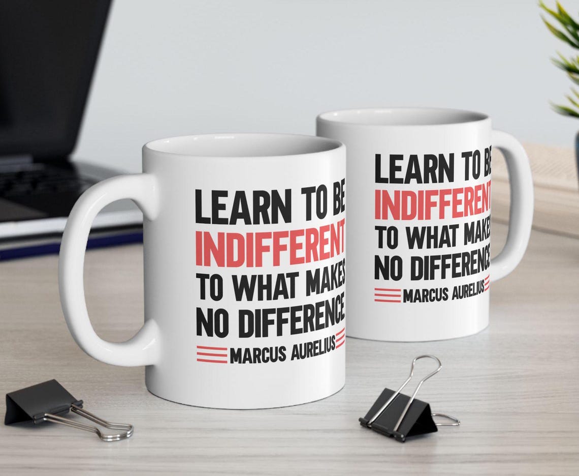 Marcus Aurelius Mug, Stoicism Gift Idea, Greek Philosophy Mug, Stoic ...