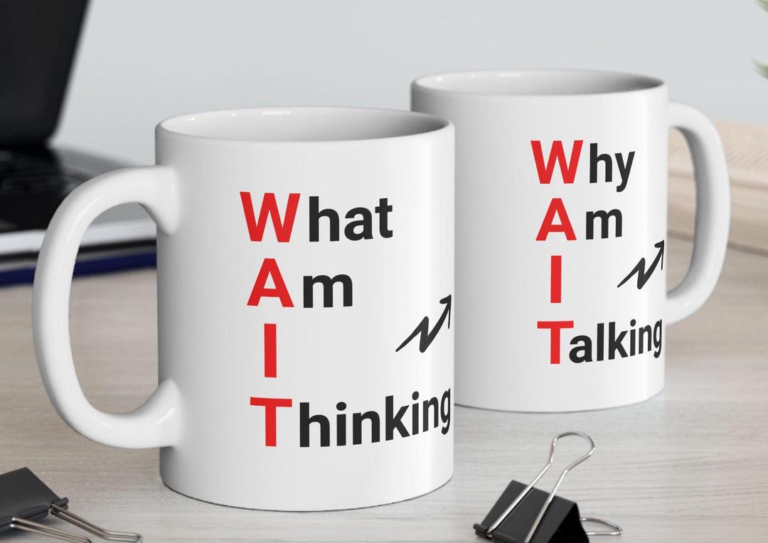 Thinking and Talking Mug, Personal Communication Mug, Therapist Coffee ...