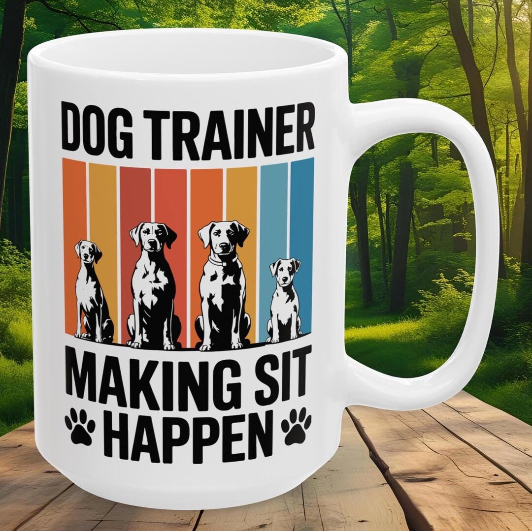Dog Trainer Coffee Mug, Dog Trainer Coffee Cup, Dog Lover Gift, Dog ...