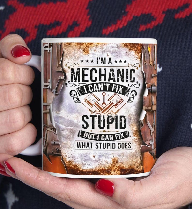 I'm a Mechanic Coffee Mug, Mechanic Coffee Mug, Auto Shop Coffee Cup ...