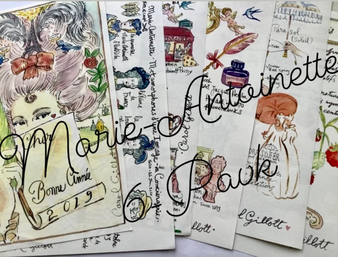 6-pack of Letters of Marie-antoinette, Illustrated Letters & Maps ...