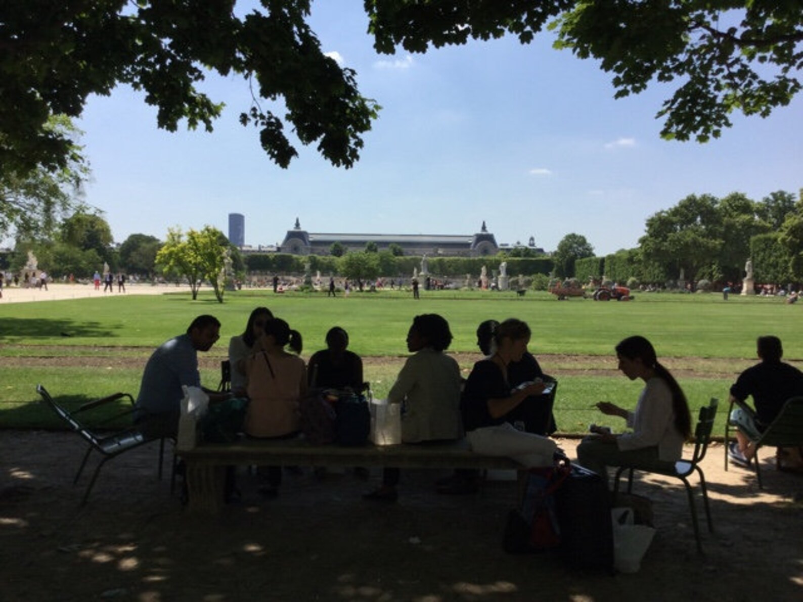 Paris Park Map, A Single Letter, Size A4 Mailed From France via La ...