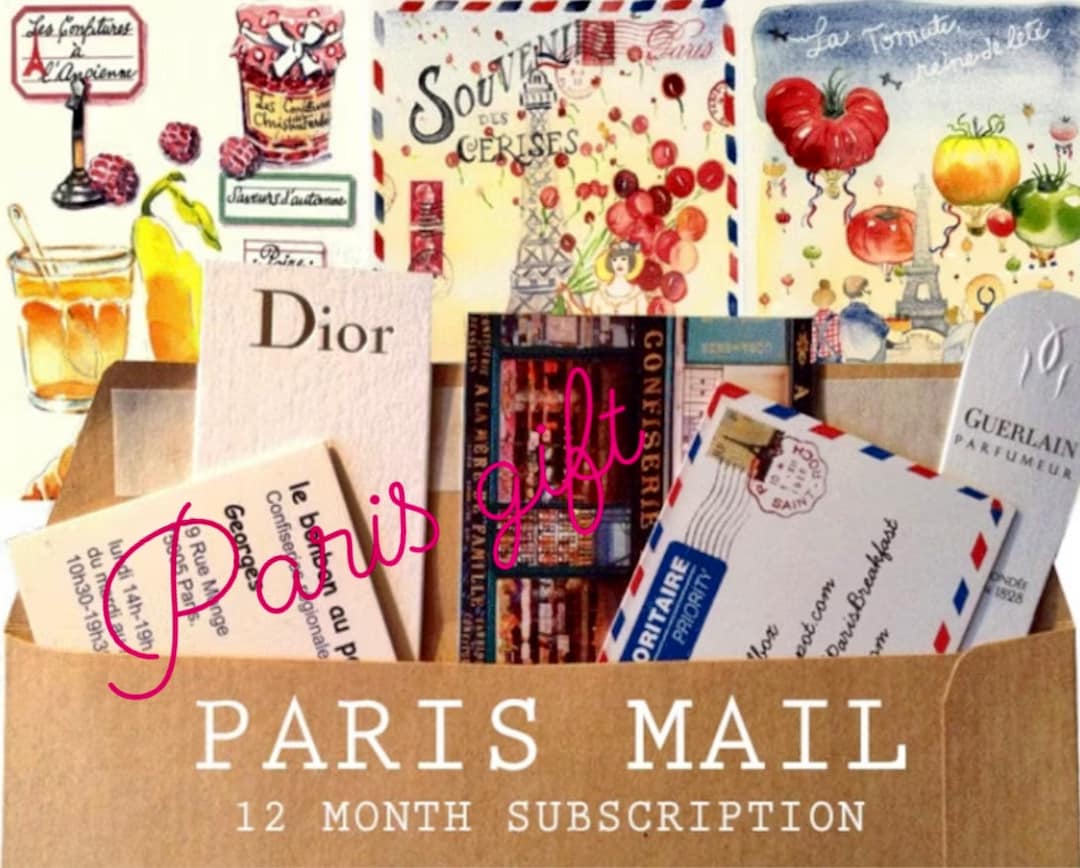 Paris Letter-a-month:12 Letters Mailed Monthly From Paris to Your ...