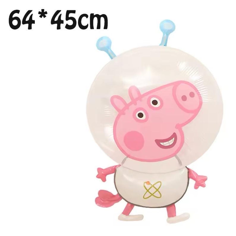 Peppa Pig Cartoon Balloon George Pig Mummy Daddy Foil Balloons Kid ...