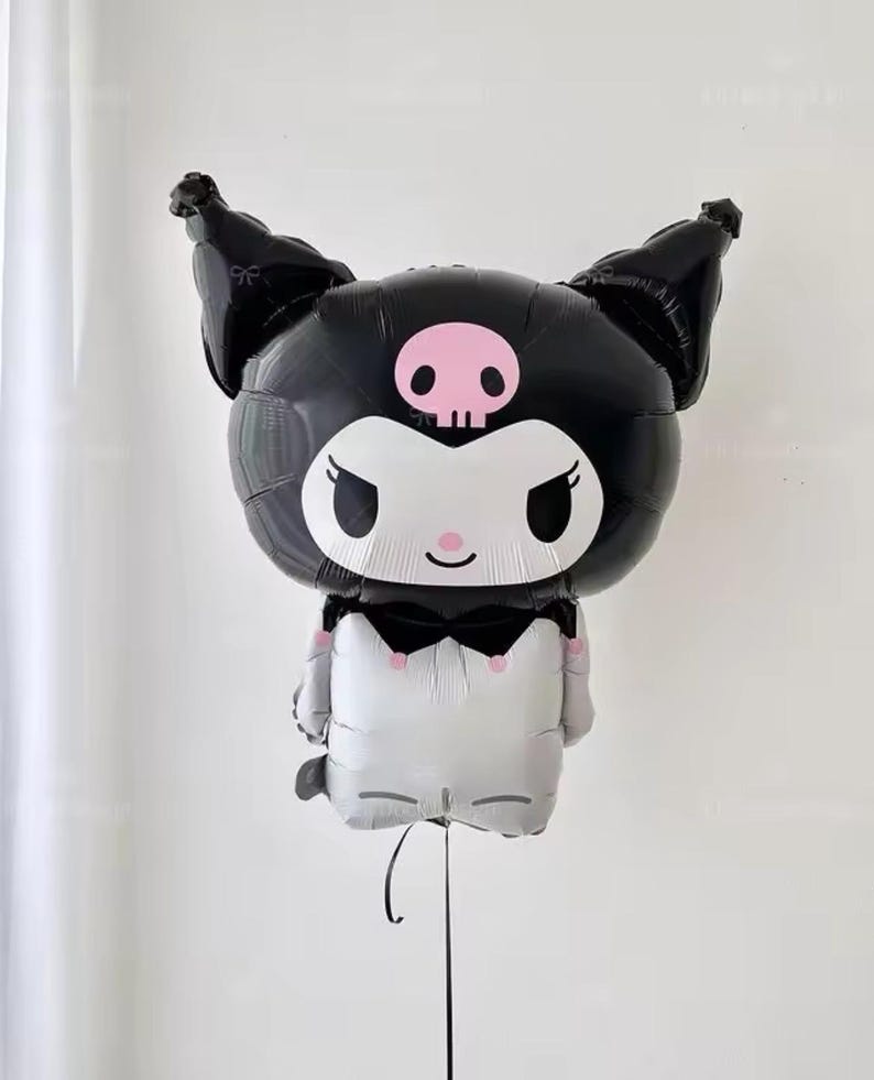 Sanrios Large Balloon Cute Kawaii Anime Kuromi Melody Cinnamoroll ...