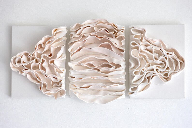 LUNA. Organic Modern Wave Sculpture Decor Biomorphic Sculpture, Wave ...