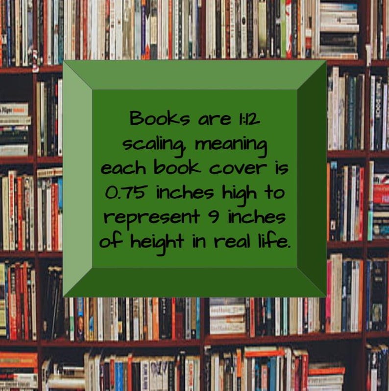 100+ Mini Book Cover Sampler Set for Your Tiny Book Nook, or Anxiety ...