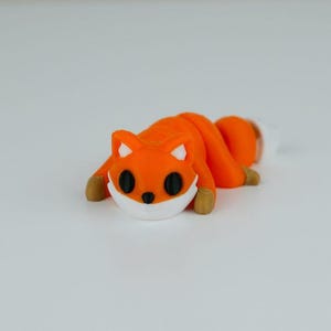Fox 3D Printed Minis Fidget Toy Mini Animals Tiny Articulated Baby ...