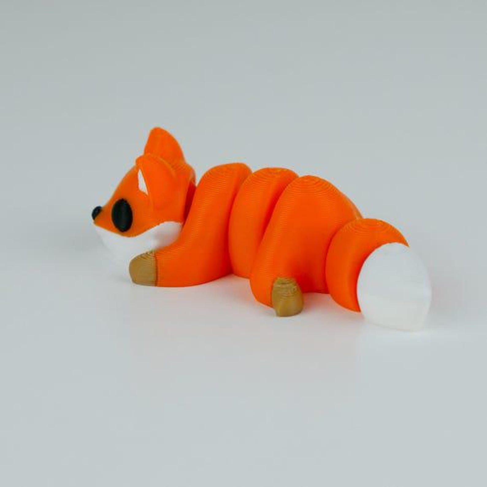Fox 3D Printed Minis Fidget Toy Mini Animals Tiny Articulated Baby ...