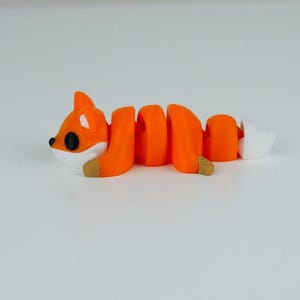 Fox 3D Printed Minis Fidget Toy Mini Animals Tiny Articulated Baby ...