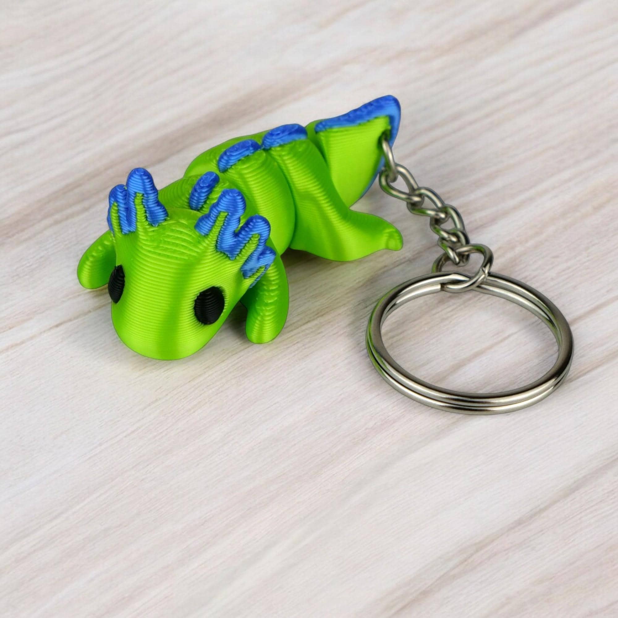 Mini Axolotl Cute Keychain 3d Printed Articulated Fidget Toy Animal ...