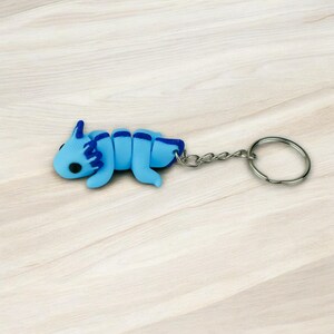 Mini Axolotl Cute Keychain 3d Printed Articulated Fidget Toy Animal ...