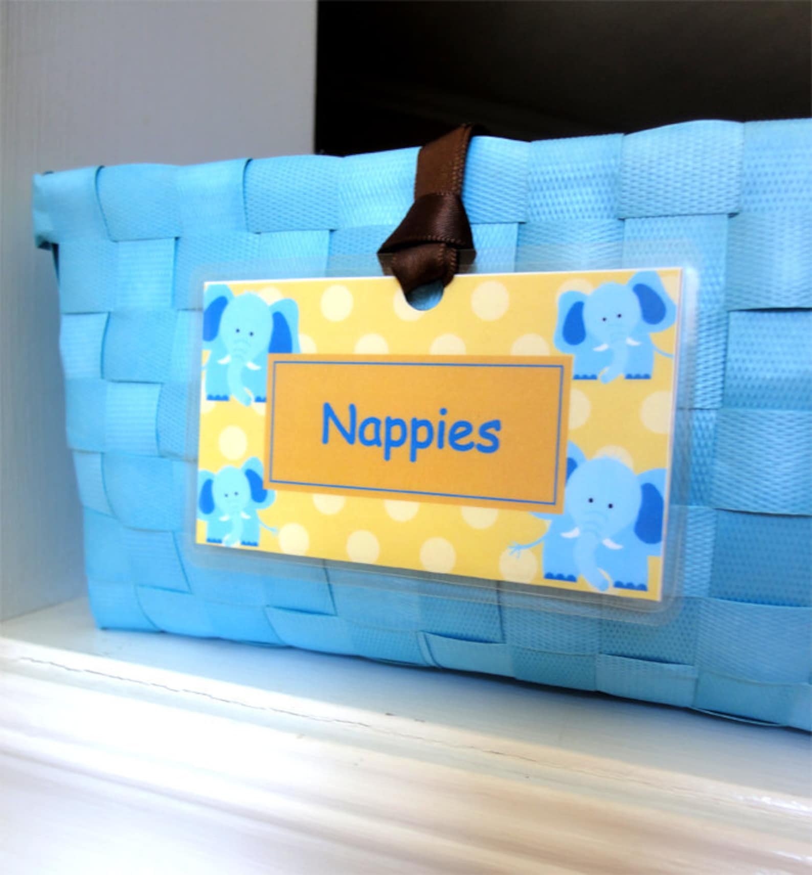 Set of 6 Basket Tag Labels Design Your Own - Etsy