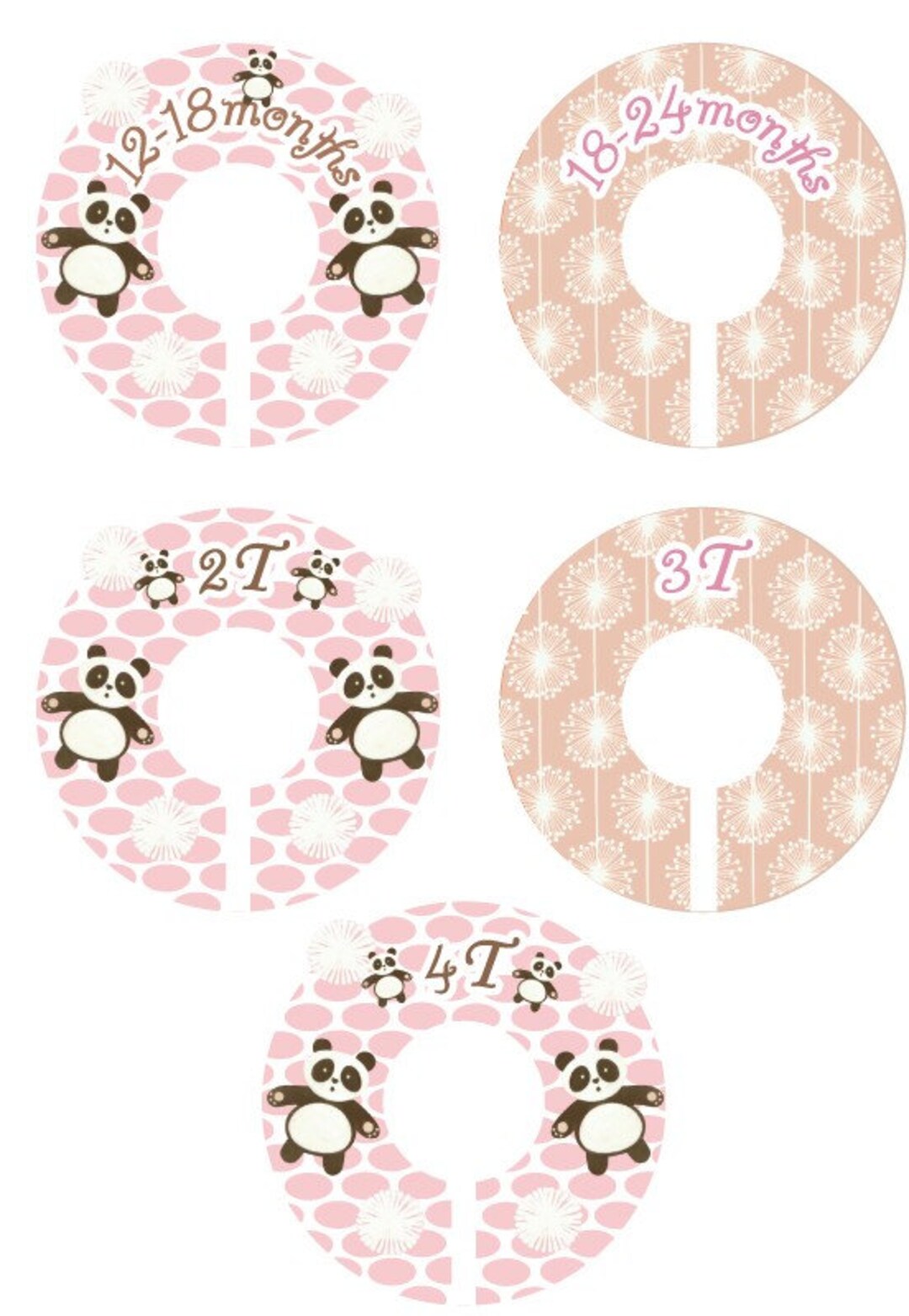 Panda Closet Clothing Dividers - Etsy