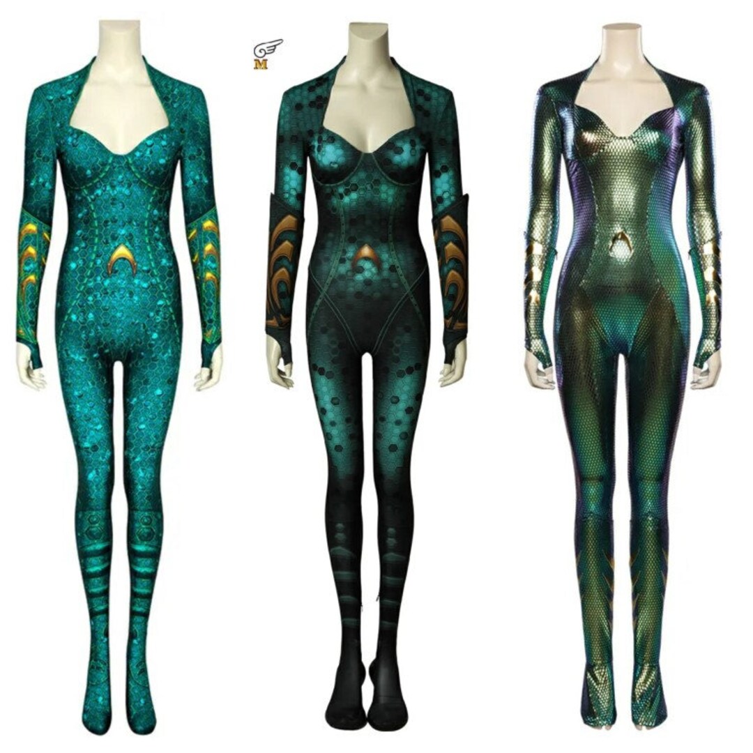 Queen of Atlantis Mera Cosplay Jumpsuit / Adult Women's - Etsy
