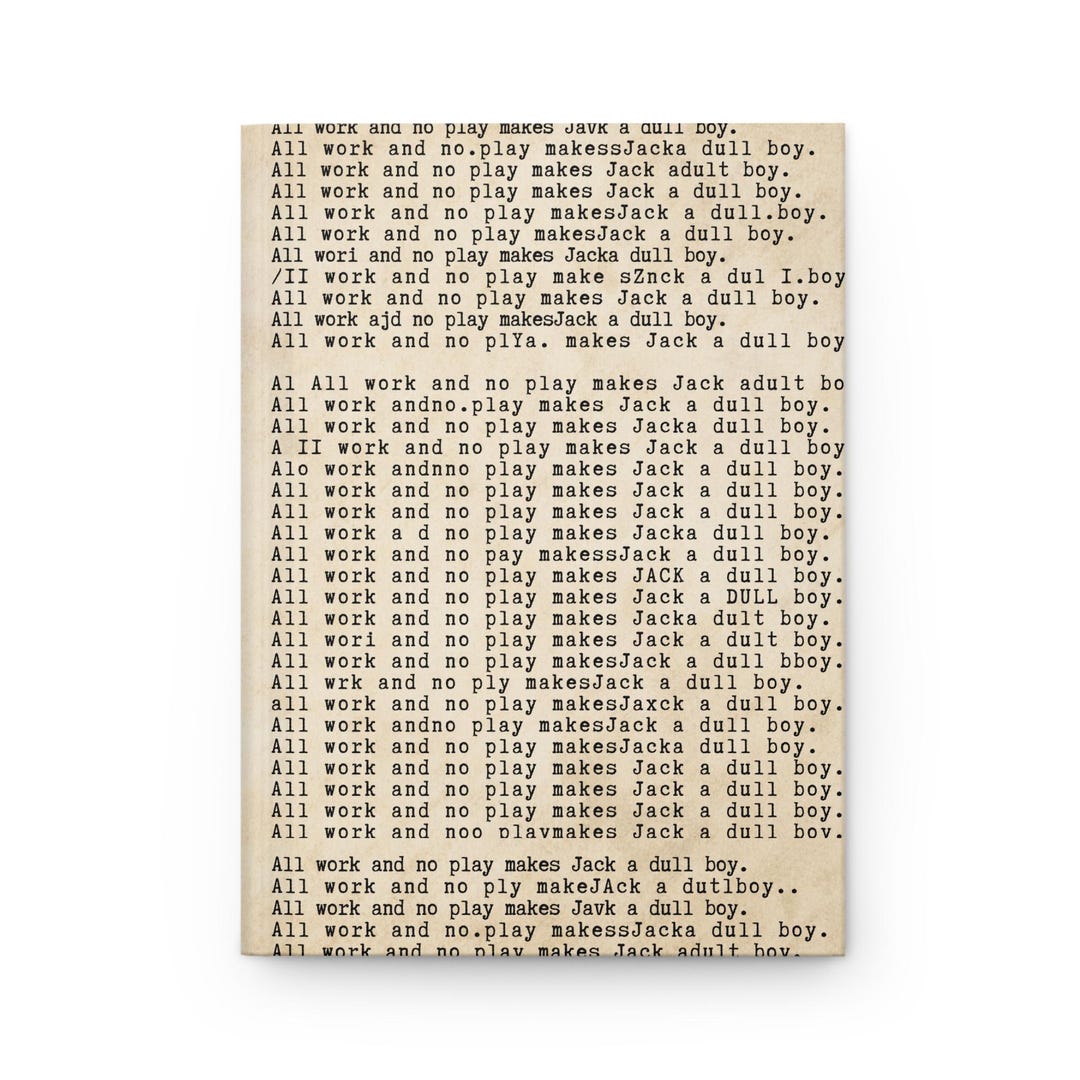 The Shining Hardcover Journal Matte, Jack Nicholson Quote Notebook ...