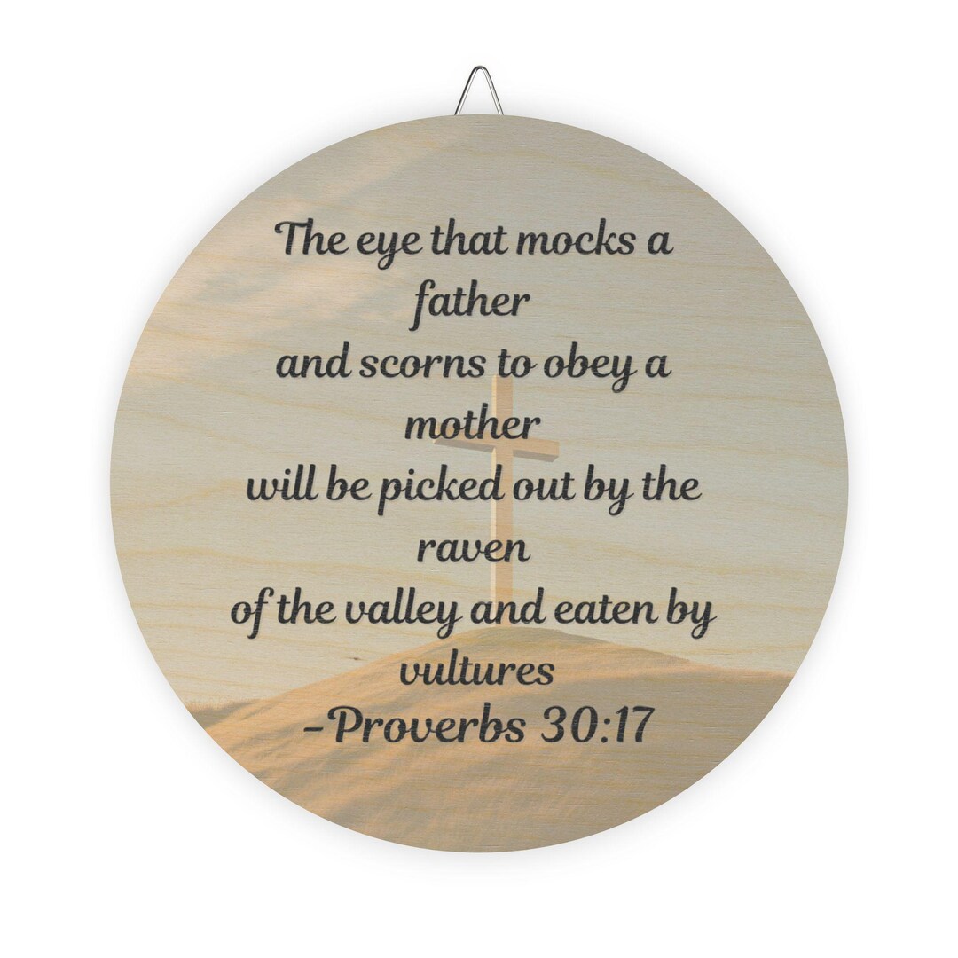 Wood Signs, Biblical Quote Wall Art, Religious Home Decor, Vulture and ...