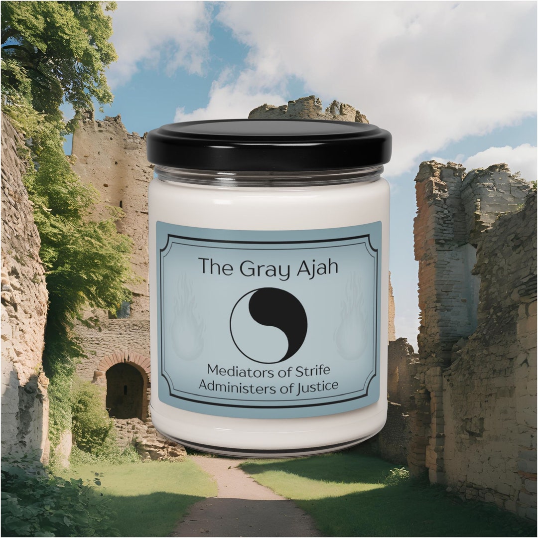 Gray Ajah, Aes Sedai, Scented Candle, 9oz - Etsy