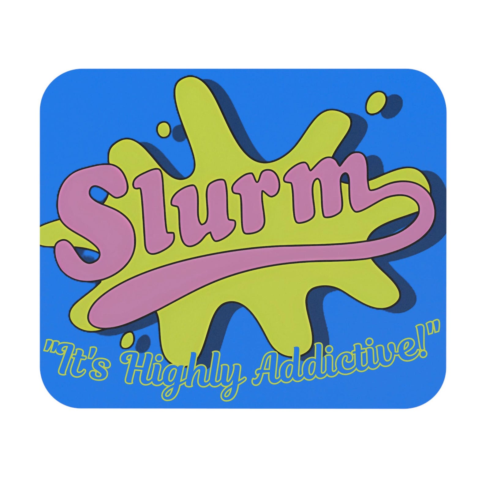 Futurama Slurm Mouse Pad, Gaming Desk Accessory, Geeky Office Decor ...