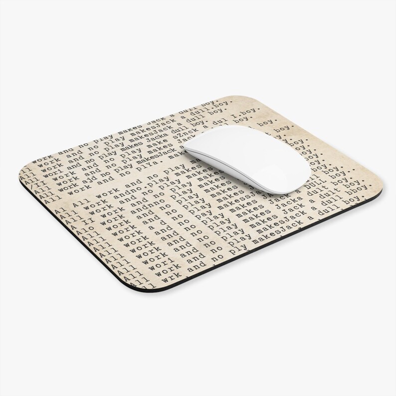 The Shining Mouse Pad, Horror Movie Desk Mat, Film Lover Gift, Office ...