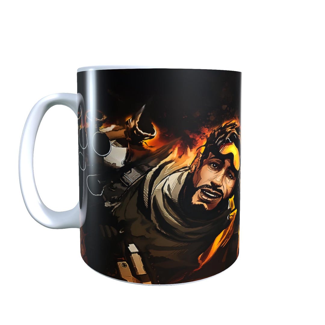 Mirage Cell Shaded - Apex Legends Themed Coffee Mug - Etsy