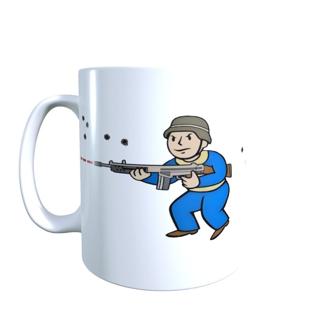 Commando Fallout Vault Boy Traits - Etsy