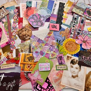 125+ Piece Large Junk Journal Pack, Scrapbook & Collage Kit, Paper and ...