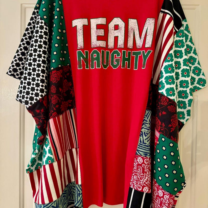 Upcycled Poncho - Etsy