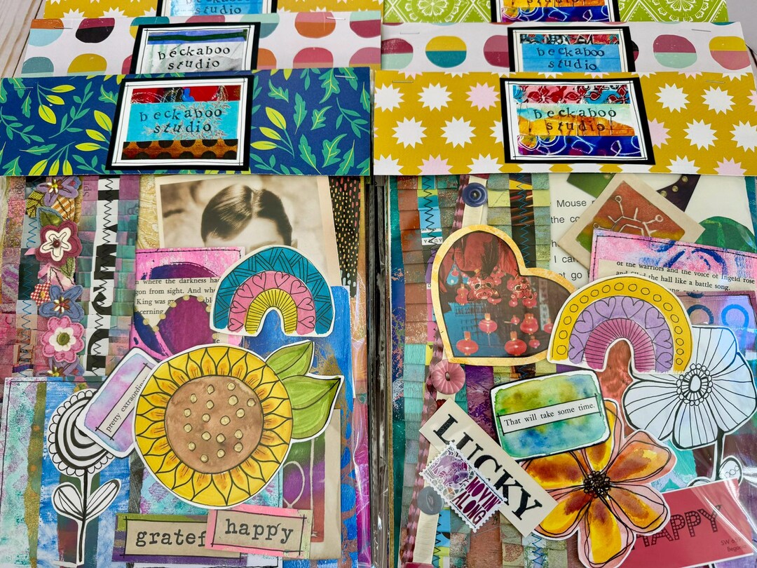 125+ Piece Large Junk Journal Pack, Scrapbook & Collage Kit, Paper and ...