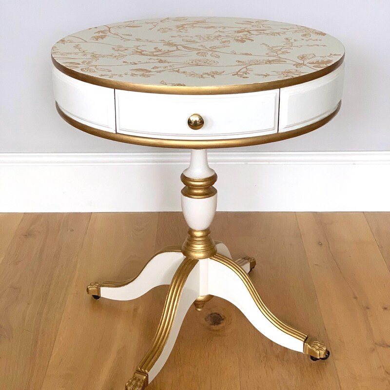Upcycled Side Table - Etsy UK