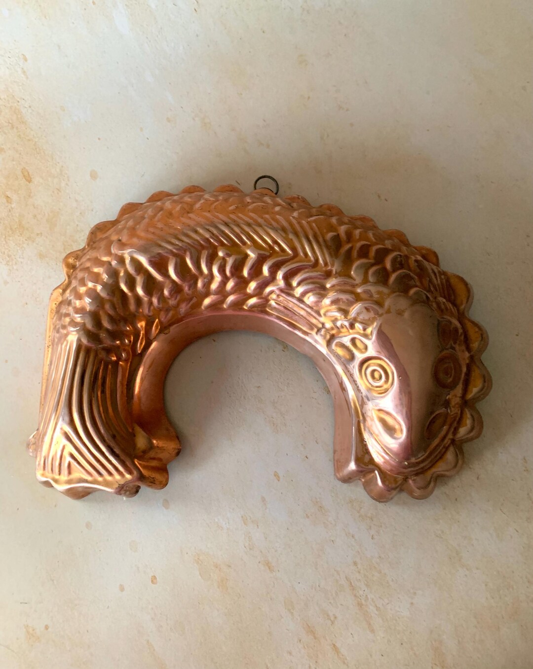 Vintage Copper Fish Mould | Vintage Fish Jelly Mould Wall Hanging ...