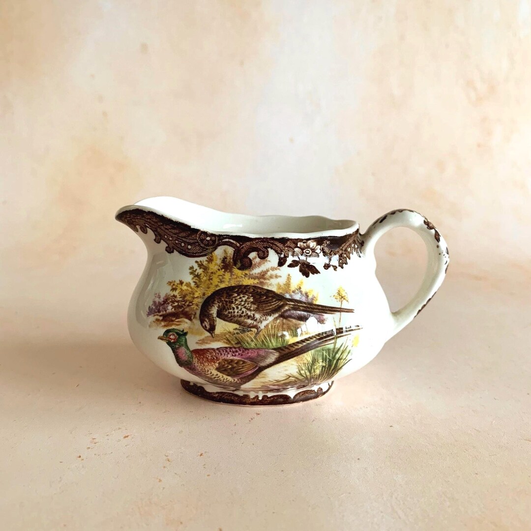 Vintage Royal Worcester Palissy Game Series Creamer, Milk Jug - Etsy