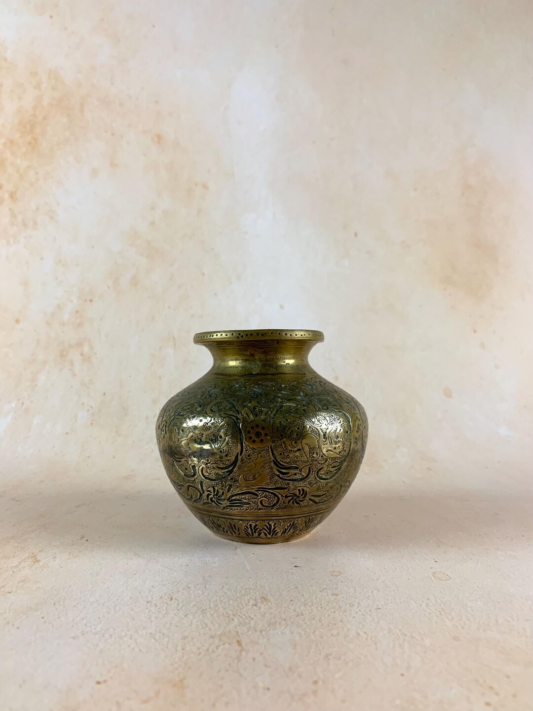 Vintage Indian Brass Lota, Kalash Vase Traditional Indian Hindu Lota - Etsy