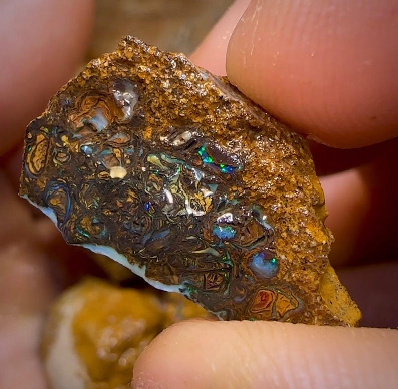 85.7cts - 4x Yowah Nut Rough Pieces. Australian Opal - Etsy