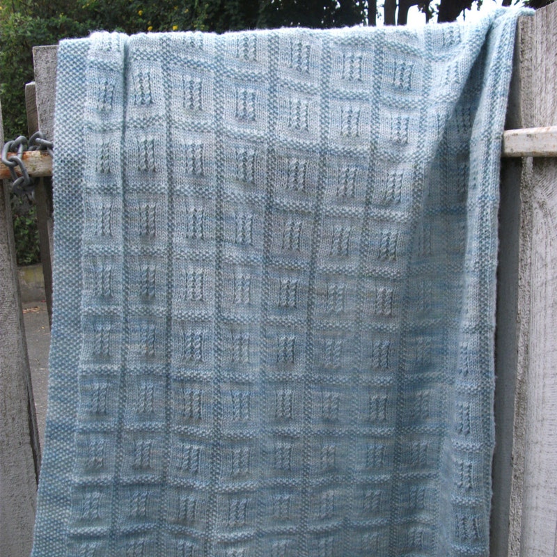 Baby Blanket Knit Pattern - Etsy