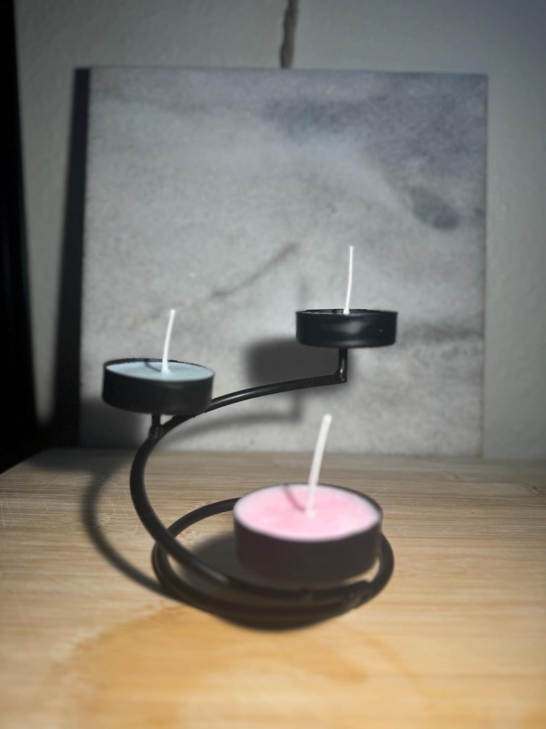 3 Prong Tea Candle Espresso Scent - Etsy