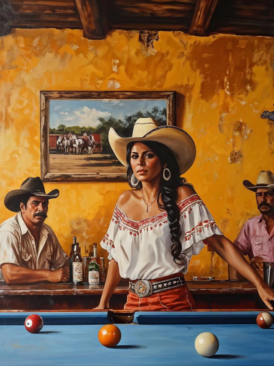 Mexican Women in Bar Paintings / 4 Digital Files - Etsy