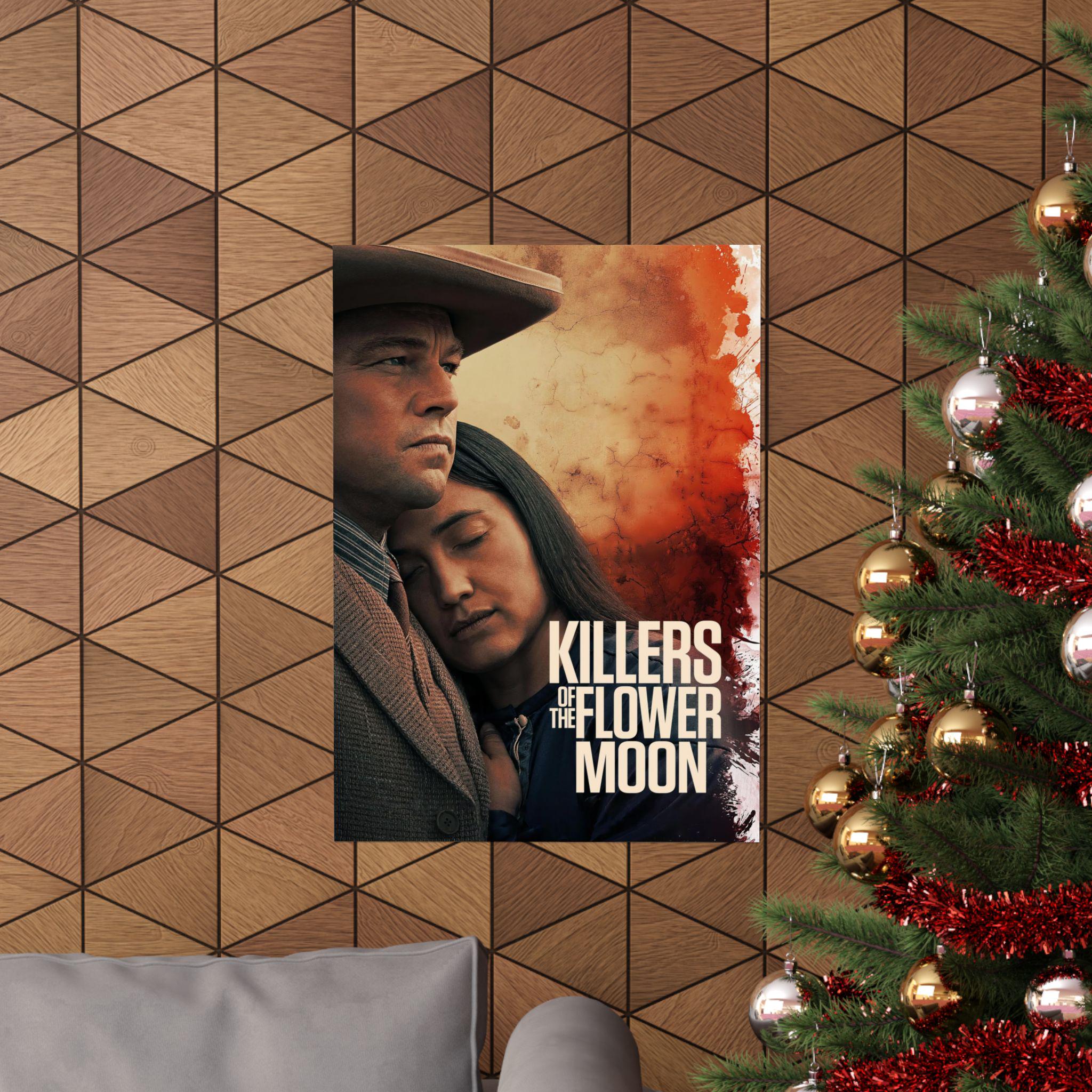 Matte Vertical Poster, Killers of the Flower Moon 2023 Movie Poster ...